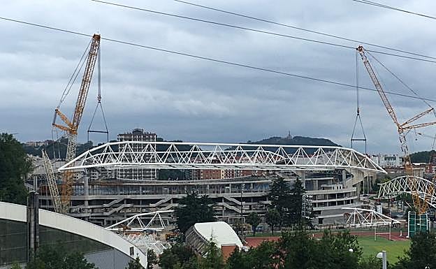 Anoeta muestra la mitad de sus nuevas cerchas | El Diario Vasco